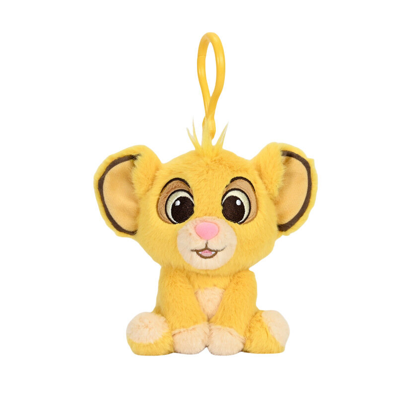 Плюшевая игрушка Симба из мультфильма «Король Лев» от Disney, брелок в виде клубничного медведя, подвеска для рюкзака.