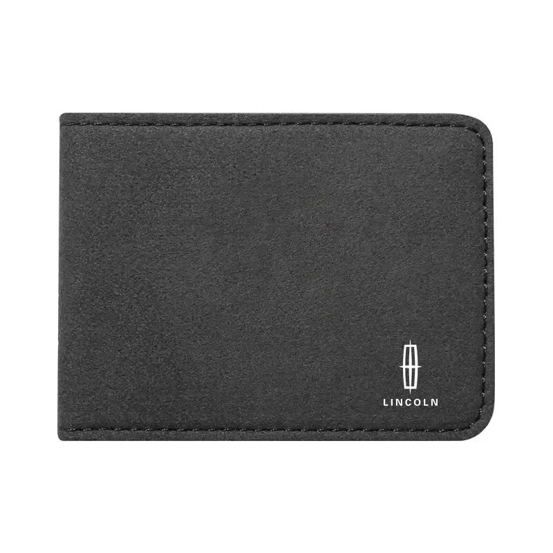 Ультратонкий чехол для водительских прав с логотипом автомобиля, бизнес-держатель для удостоверения личности для Lincoln Navigator MKZ MKX MKC MKT Continental Nautilus