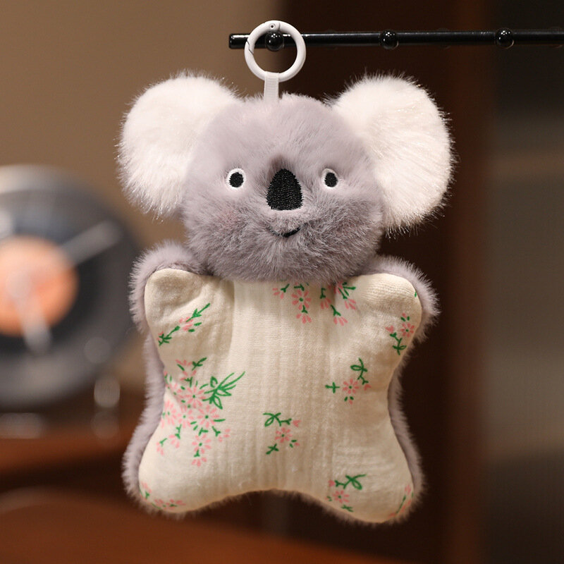 Маленькие животные в мешках с фасолью, плюшевые игрушки, портативное подвесное кольцо 15 см