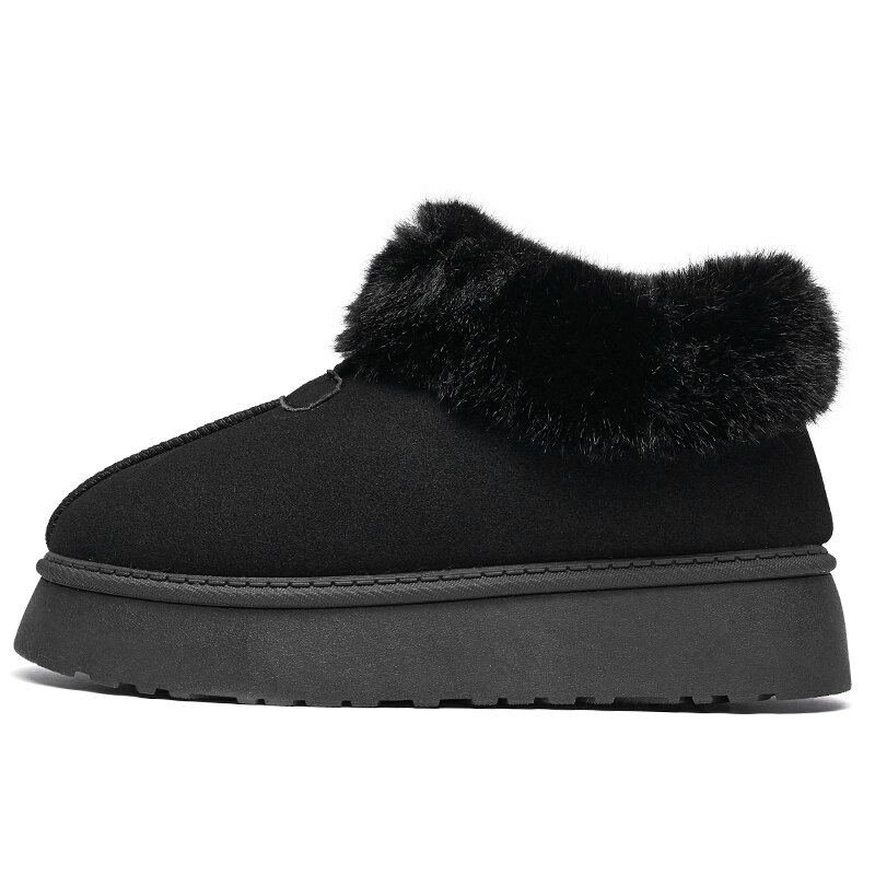 Снежные ботинки женские AAA SINCE 1955 утепленные короткие, черные, 39 EU