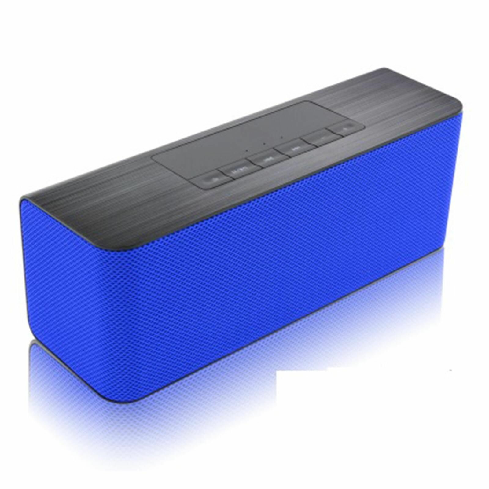 Портативная колонка SoundBox с Bluetooth, FM и TF, Синий
