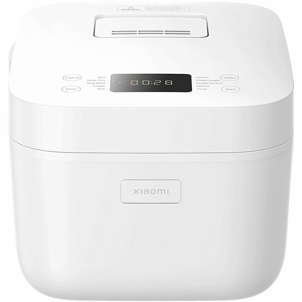 Рисоварка Xiaomi Multifunctional Rice Cooker 4L EU BHR9044EU, 860 Вт, 4 л, с таймером и подогревом, белый