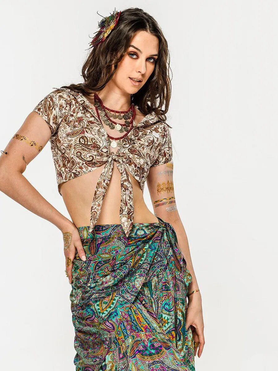 Кроп-топ IndiaStyle Базовая коллекция