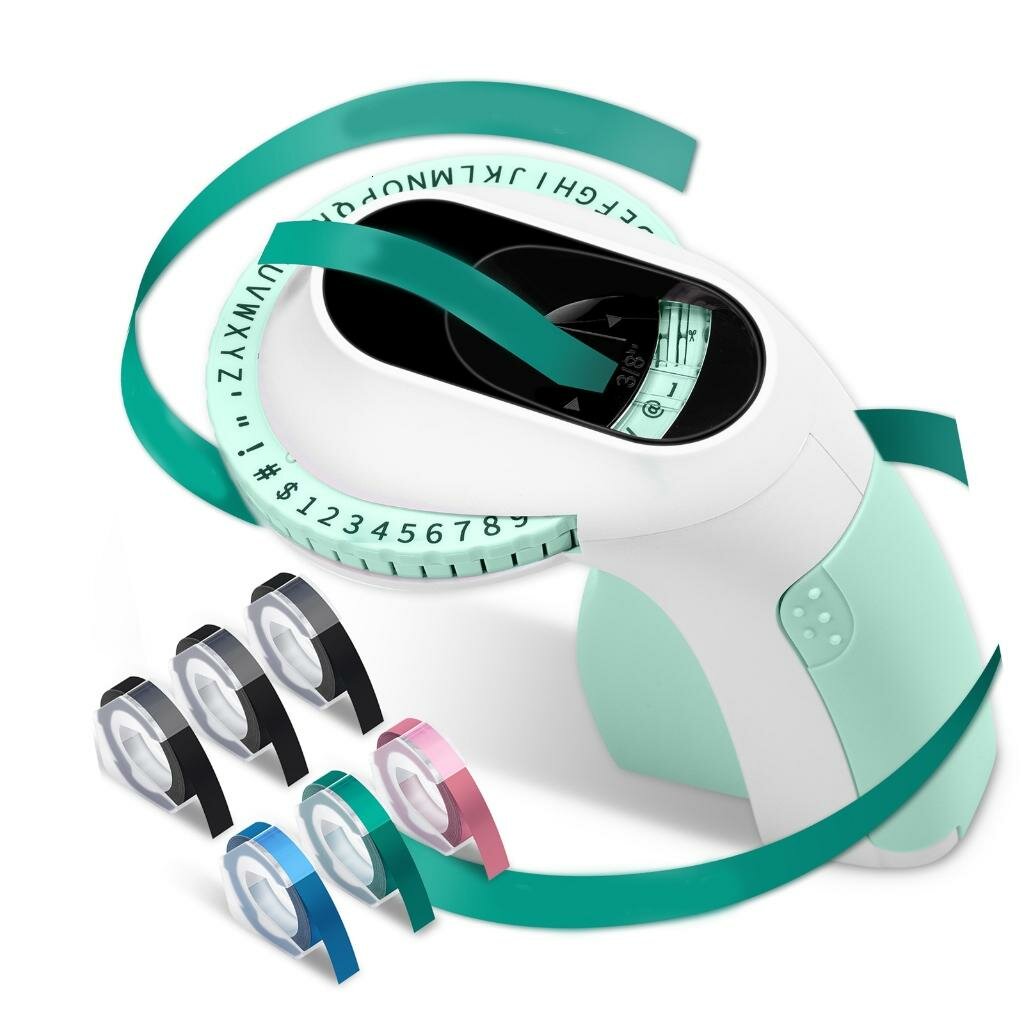 Устройство для нанесения 3D-тиснения Портативное устройство для нанесения этикеток Устройство для тиснения этикеток Принтер этикеток Простой в использовании для дома и офиса