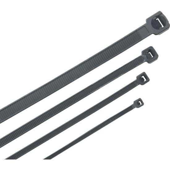 Хомут морозостойкий Iek Хкм 4.8х300мм черн. (уп.100шт), UHH33-D048-300-100-K02