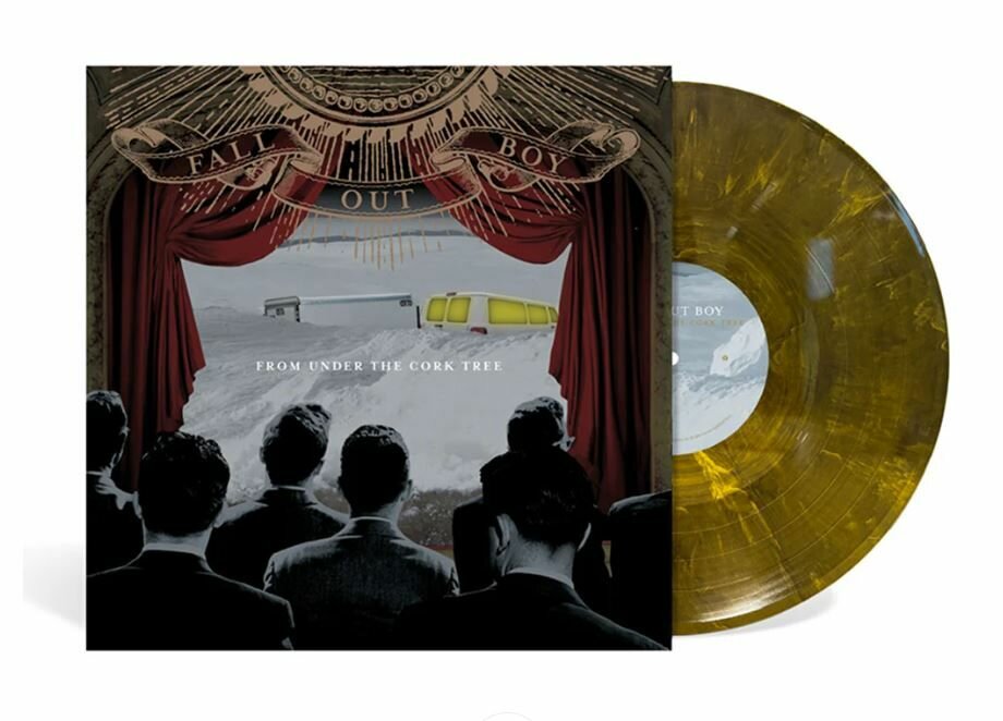 Виниловая пластинка Fall Out Boy - From Under The Cork Tree LP 20th Anniversary Gold & Black Ice