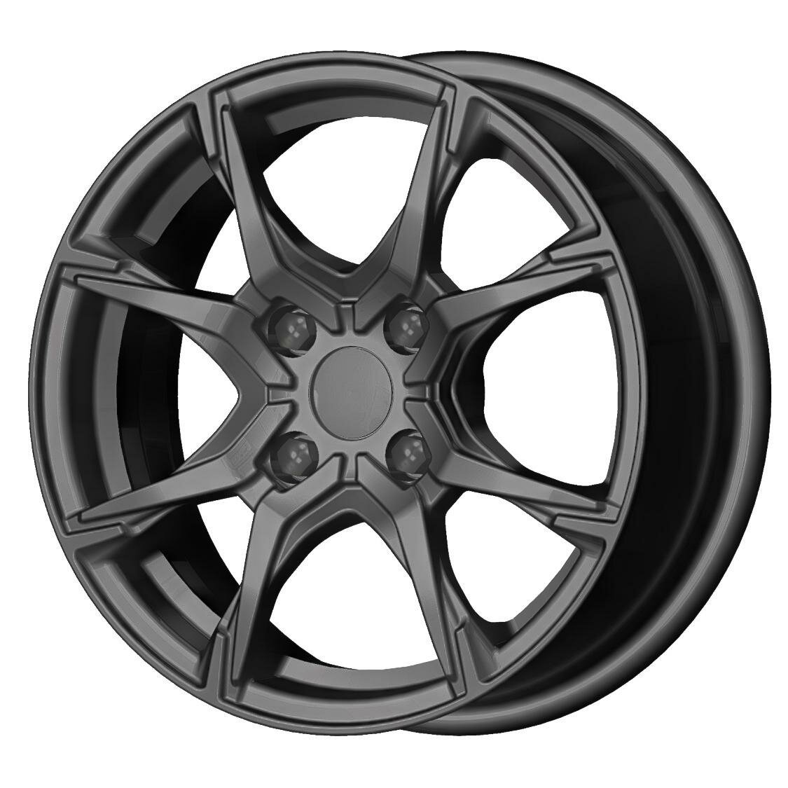 Диск автомобильный литой Carwel Сенеж 15x6 4x100 et45 dia56.6 Графит