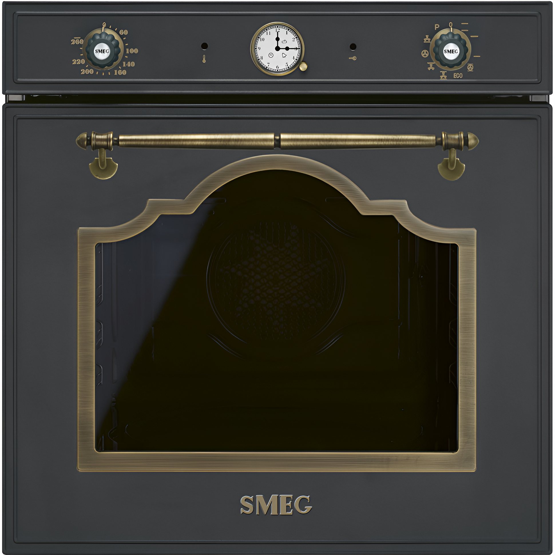 Электрический духовой шкаф Smeg SFP67C1TAO, 63 литра, гриль, антрацит