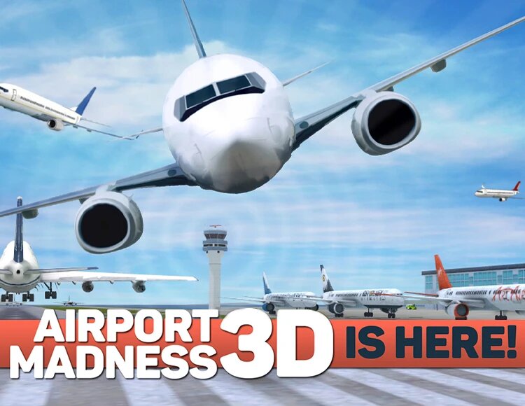 Игра Airport Madness 3D, ключ активации Steam, PC, Big Fat Simulations, на английском, 6+