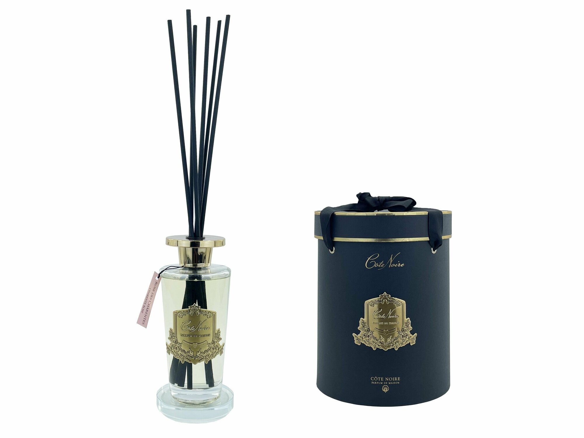 Диффузор COTE NOIRE PROSECCO 500 мл золотой декор ВхШхД 21х17х17 см