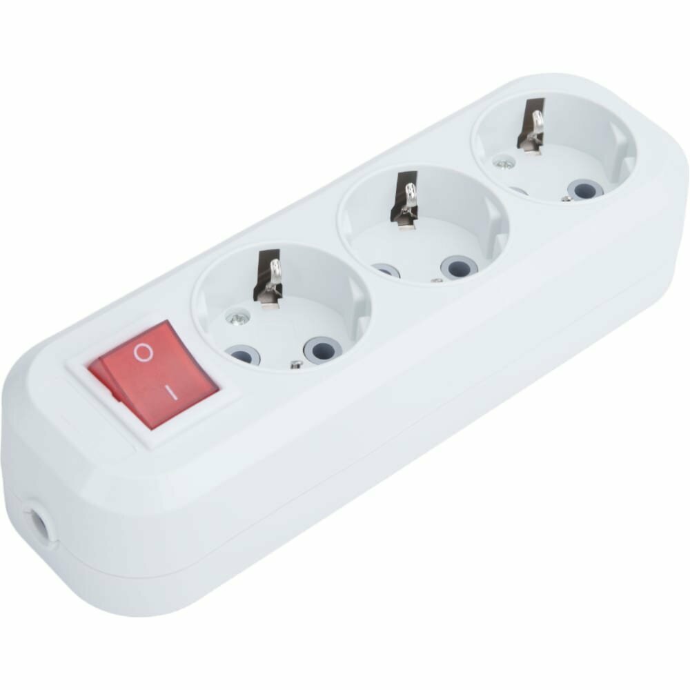 Колодка IN HOME УЗВ-3-GRAND трехместная с выключателем и заземлением 5230 4690612035284