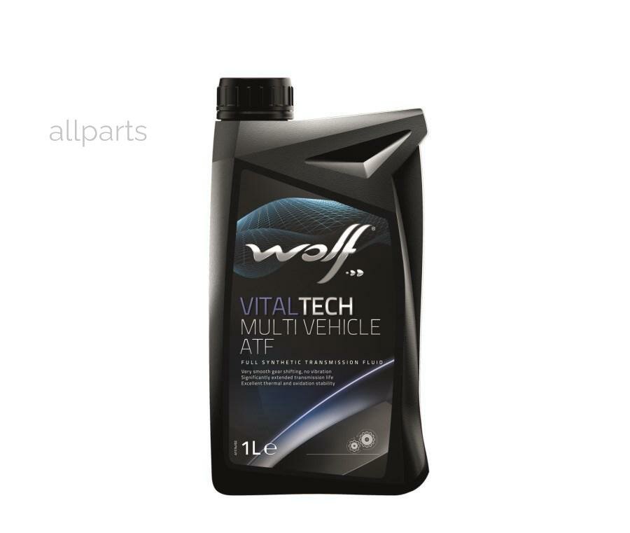WOLF OIL 8305603 Масло трансмиссионное WOLF VITALTECH MULTI VEHICLE ATF 1L