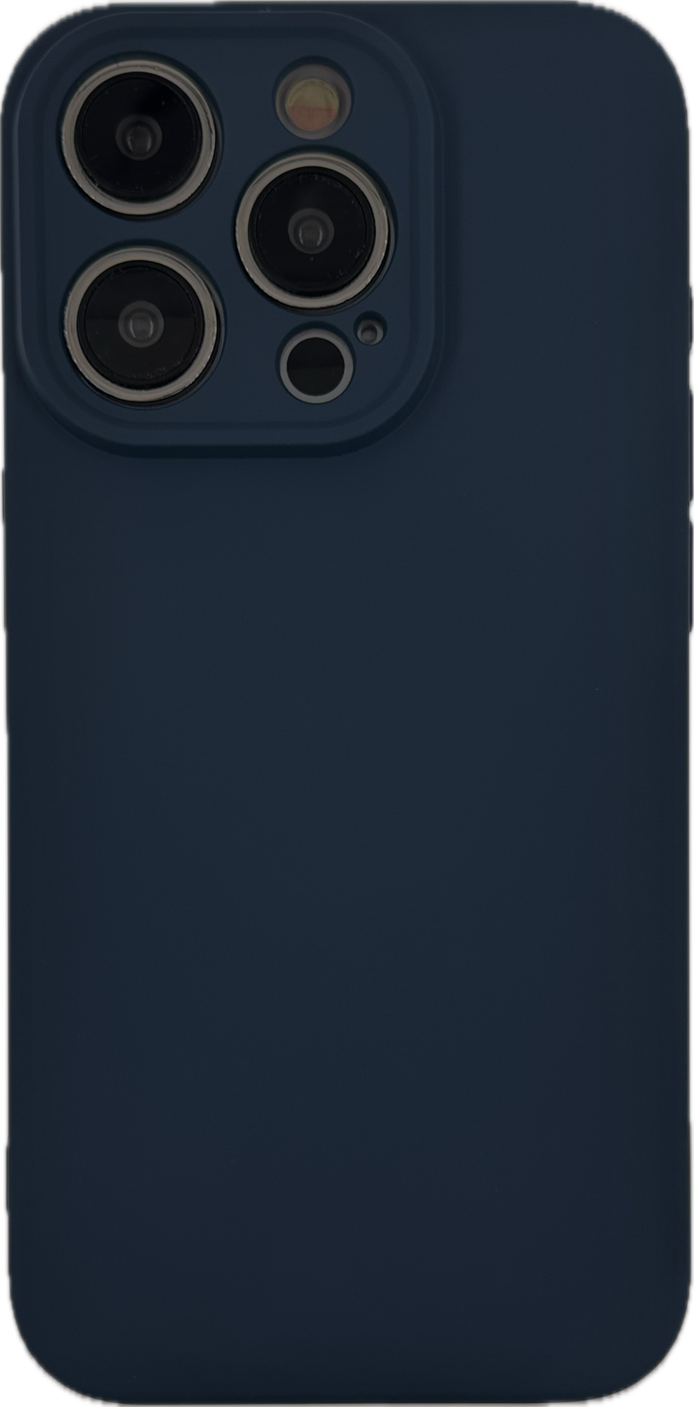 Защитный чехол для Apple iPhone 15 силиконовый цветной защита со всех сторон iMobile Midnight Blue