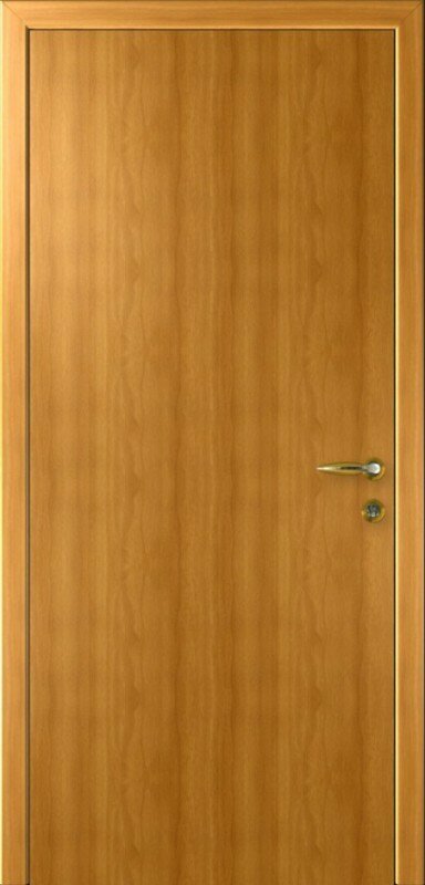 Дверь влагостойкая пластиковая KAPELLI classic Гладкая Орех миланский