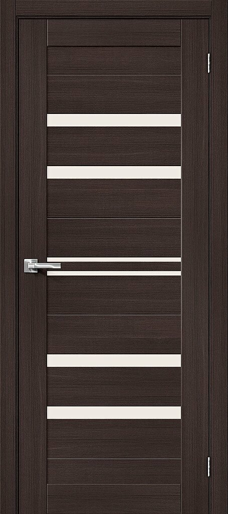 Дверь Браво-30 / Цвет Wenge Melinga / Стекло Magic Fog / Двери Браво