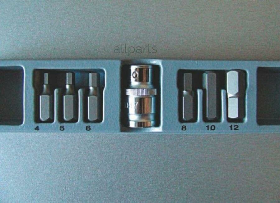 Сервис ключ 76438 Набор бит ( 7 предметов) шестигранники (4-12 мм )