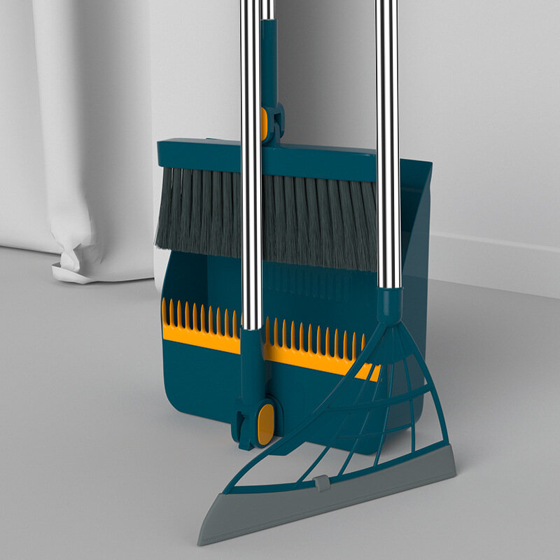 3-в-1 набор метла/совок/щетка для пола, многофункциональный набор, плотная и утолщенная комбинация метлы, мягкая щетина метлы и совка