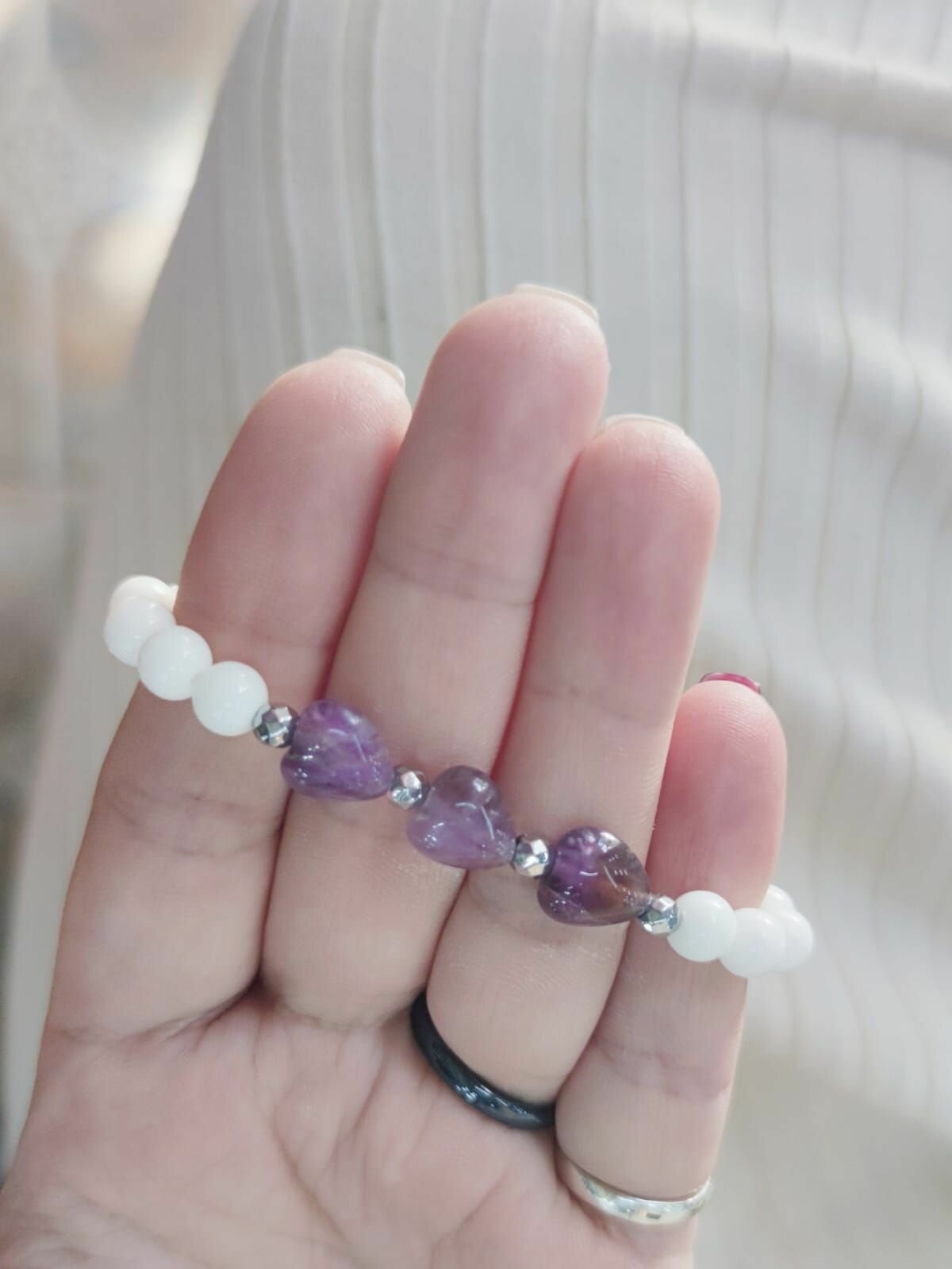 Браслет, аметист