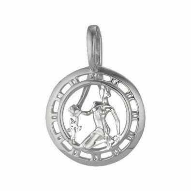 Подвеска, серебро, 925 проба, родирование