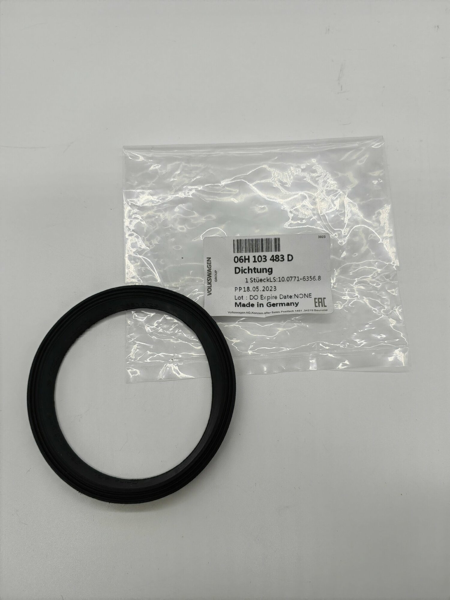 VAG Кольцо уплотнительное VAG Арт. 06H103483D