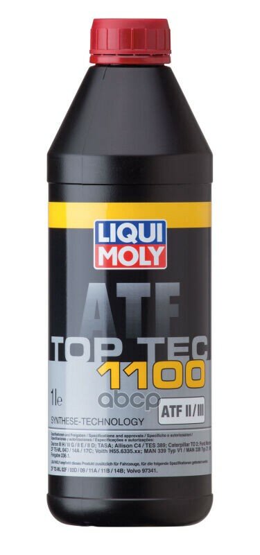 Масло Трансмиссионное Liqui Moly 1Л Нс-Синтетика Top Tec Atf 1100 LIQUI MOLY арт. 3651
