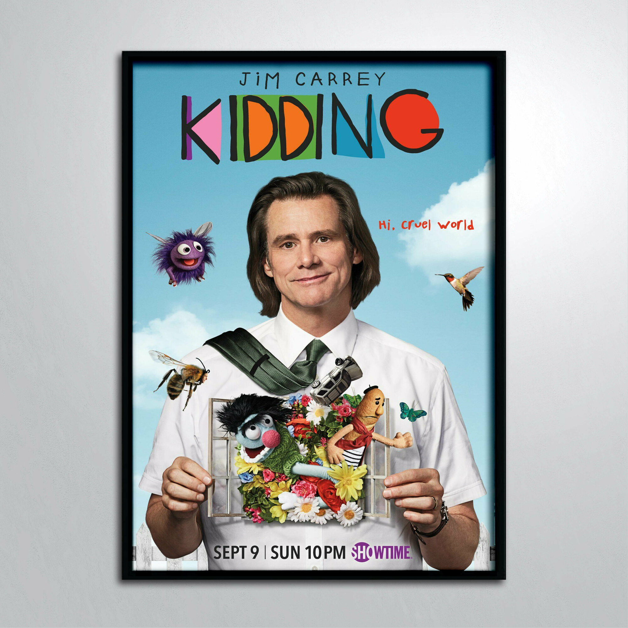 Постер без рамы/Шучу Джим Керри Kidding (А2/420х594)