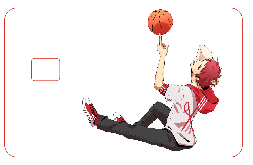 Наклейка на банковскую карту, баскетбол Куроко Акаши Сейджуро