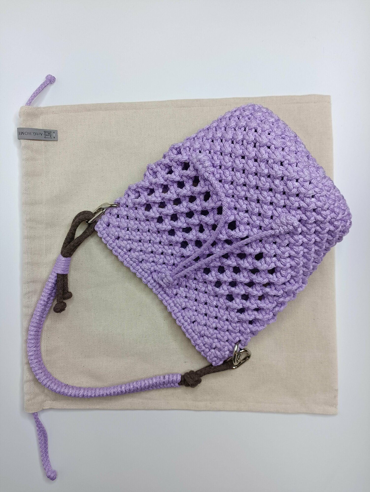 Сумка ведро  сирень