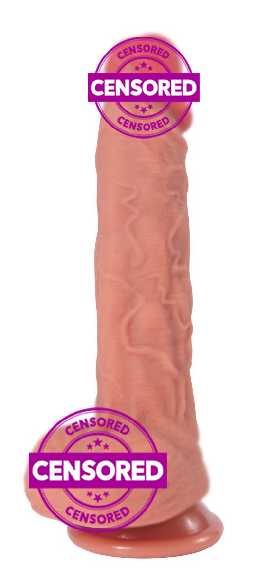 Реалистичный фаллоимитатор REAL Dual Layer, dual silicone, 23х4 см.