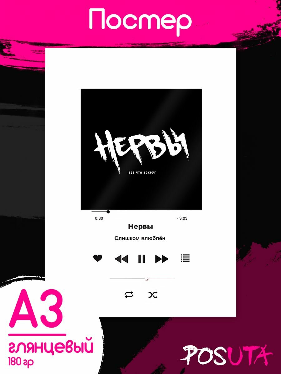 Spotify постер Нервы - Слишком влюблен