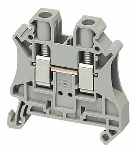 NSYTRV62 Клеммный блок 6мм2, стандартный, серый 4шт