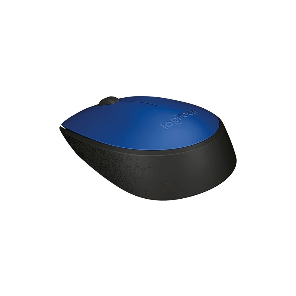 Беспроводная мышь Logitech M171, колесо прокрутки, синяя, 10м, батарея AA