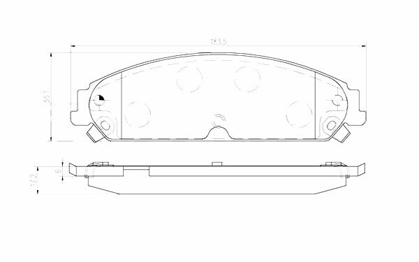 Zekkert Колодки тормозные дисковые передние для Chrysler 300 C 04- Dodge Challenger 08- Lancia Thema (LX) 11-