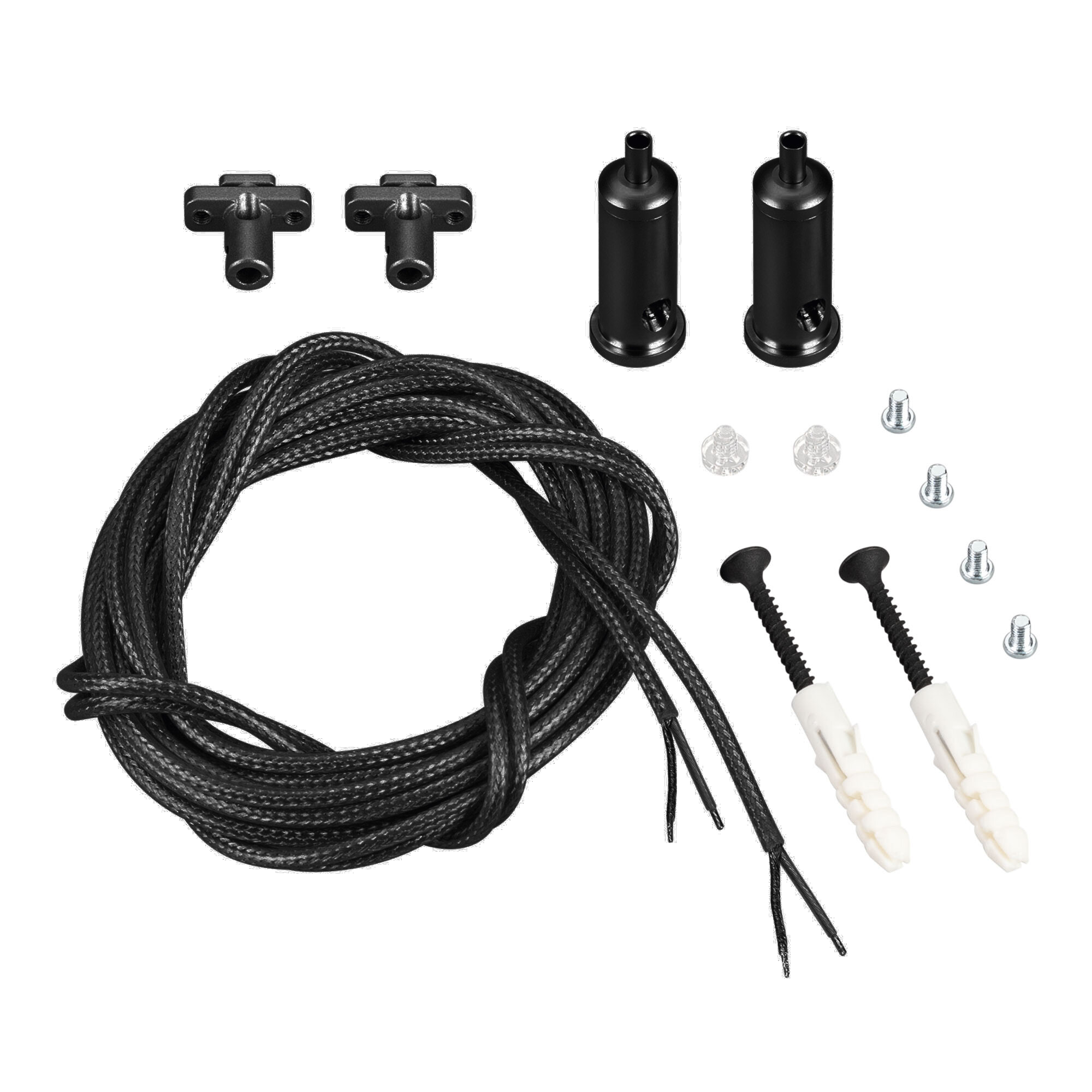 Подвес Arlight Подвес токопроводящий ARL-SL-LINE 2x2m Set BLACK (Arlight, провод 2x0.5)