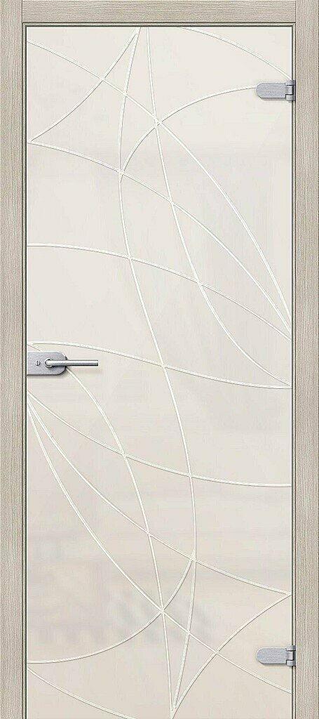 Дверь Аврора / Цвет Белое Сатинато / Двери Браво