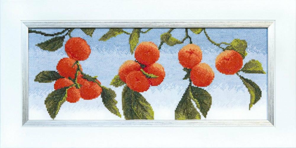 Спелые клементины, серия Crystal Art ВТ-103