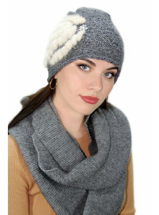 Комплект с головным убором Комплект "Адельмия" шапка+шарф для женщин