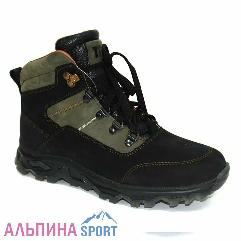 Ботинки мужские TREK Pride1 зеленый (шерст. мех)