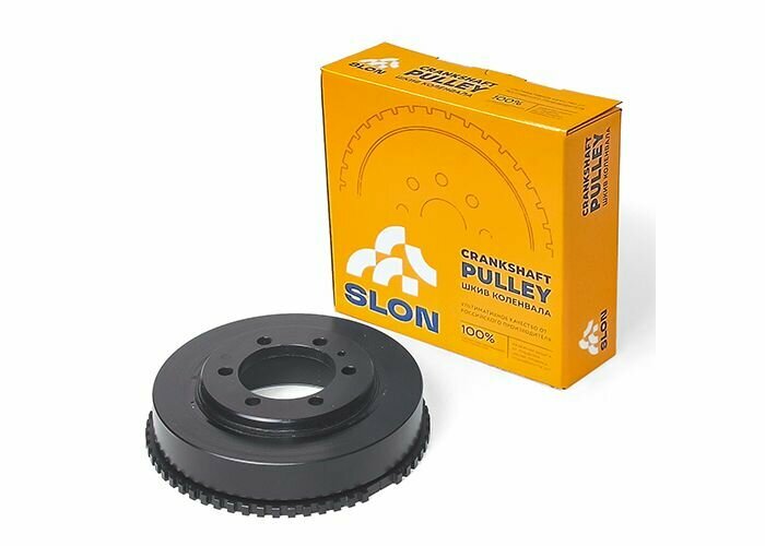 Шкив коленвала с демпфером дв.4216 Евро-4, Evotech 2.7 для а/м Газель Бизнес под поликлиновый ремень