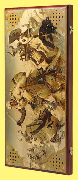 Нарды, шашки Крестоносцы (большие)