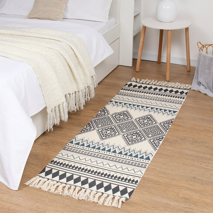 Ковер Этель «Графический узор», 60х180 см , 50% хл, 50% п/э, 10122566