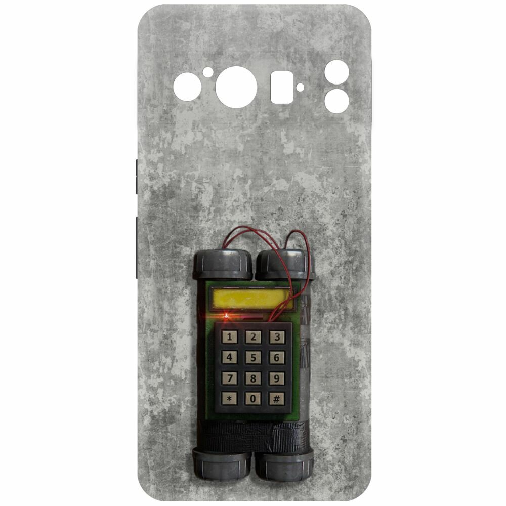 Чехол-накладка Krutoff Soft Case Cтандофф 2 (Standoff 2) - C4 для GOOGLE Pixel 8 Pro черный