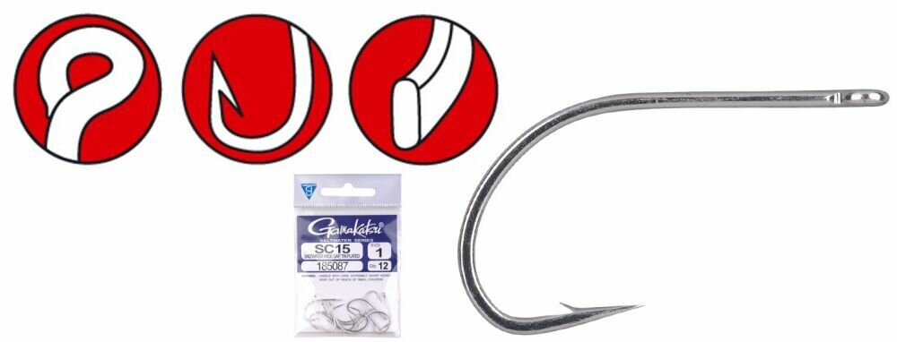 Крючок Gamakatsu Hook SC15/T Tin №04