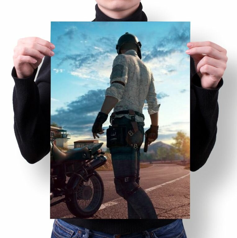 Плакат PlayerUnknown’s Battlegrounds, PUBG, пубг №20, А4