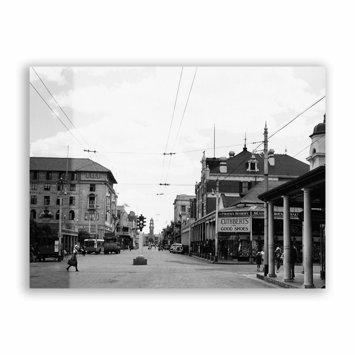 Постер, плакат на бумаге / Улица / Размер 60 x 80 см