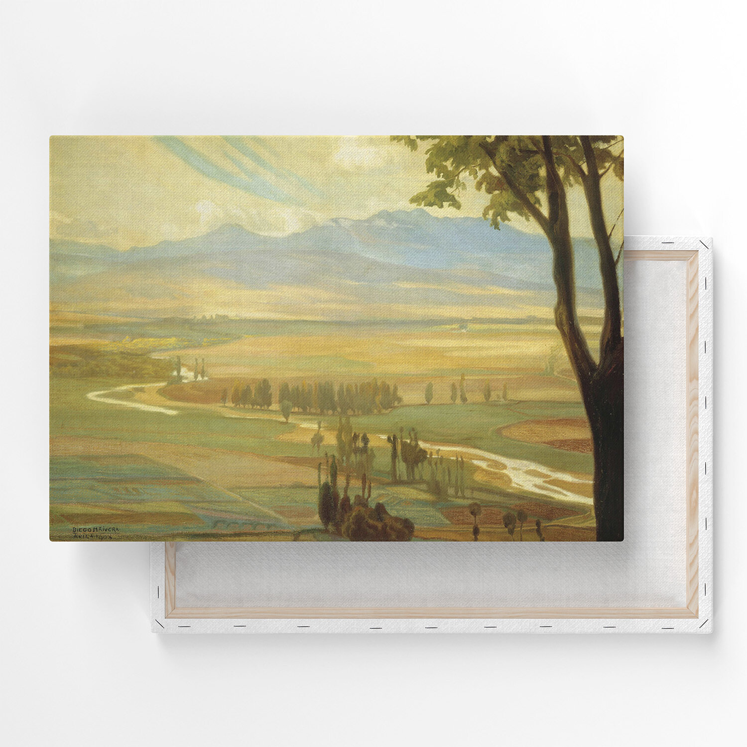 Картина на холсте, репродукция / Диего Ривера - Avila Morning. The Ambles Valley / Размер 30 x 40 см