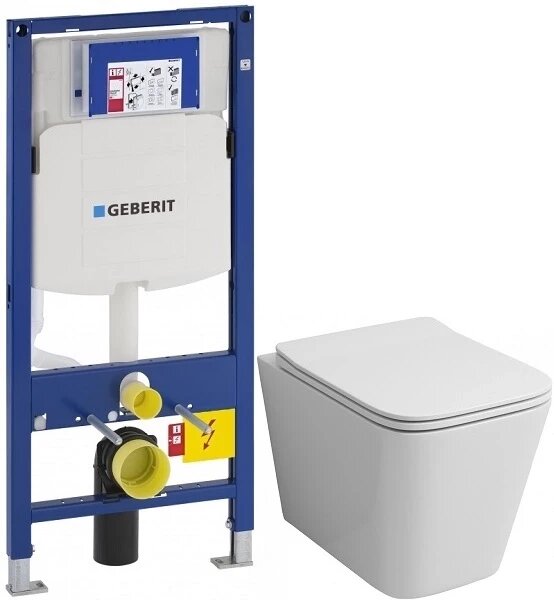 Комплект подвесной унитаз Grossman GR-4441S + система инсталляции Geberit 111.300.00.5