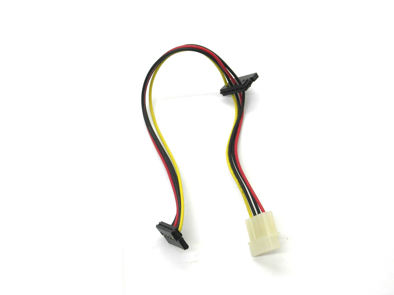 Переходник питания Molex/SATA, на 2 устройство, Б/у