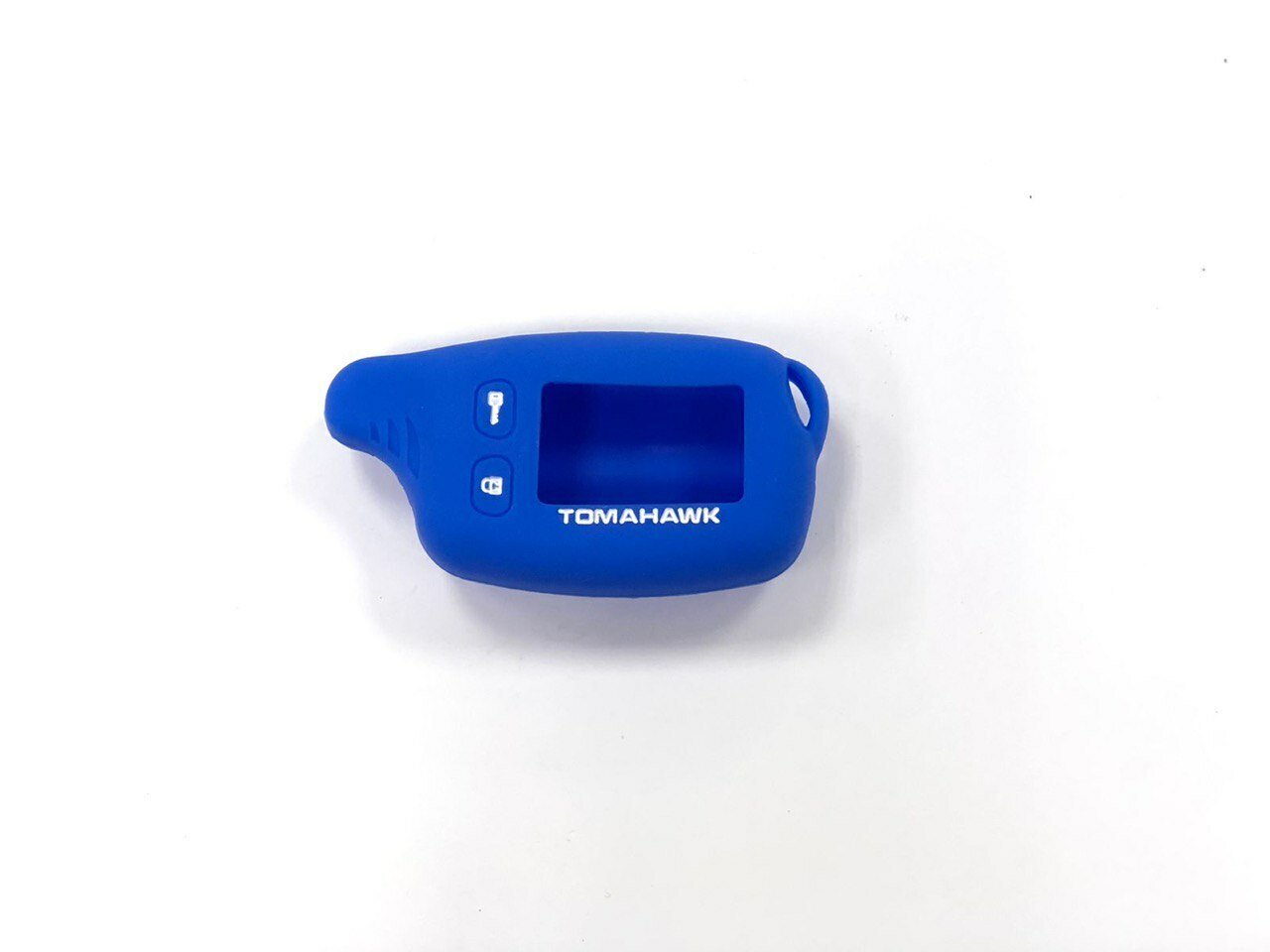 Чехол для автомобильной сигнализации, силиконовый для Tomahawk 9010; 9020; 9030 синий (TW). Чехол для пульта дистанционного управления.