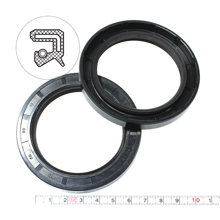 Манжета армированная (Сальник) 58х80х10 (тип 2 / TC) 70NBR